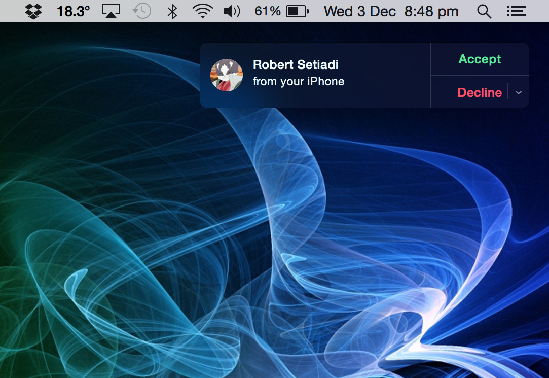 How to stop iPhone calls ringing in Mac running Yosemite – Robert ... How to stop iPhone calls ringing in Mac running Yosemite – Robert ...