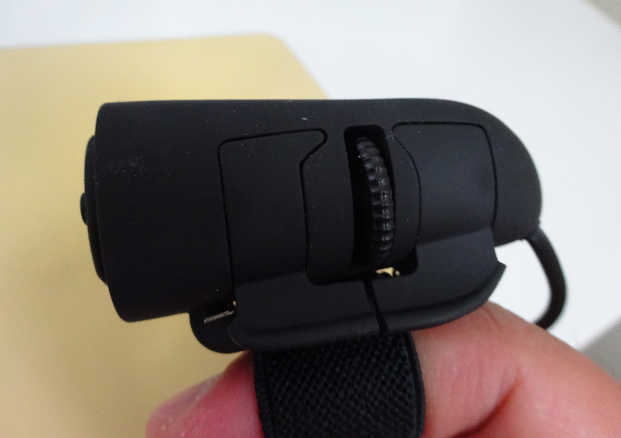 Have you tried a computer mouse attached to your finger? – Robert ...