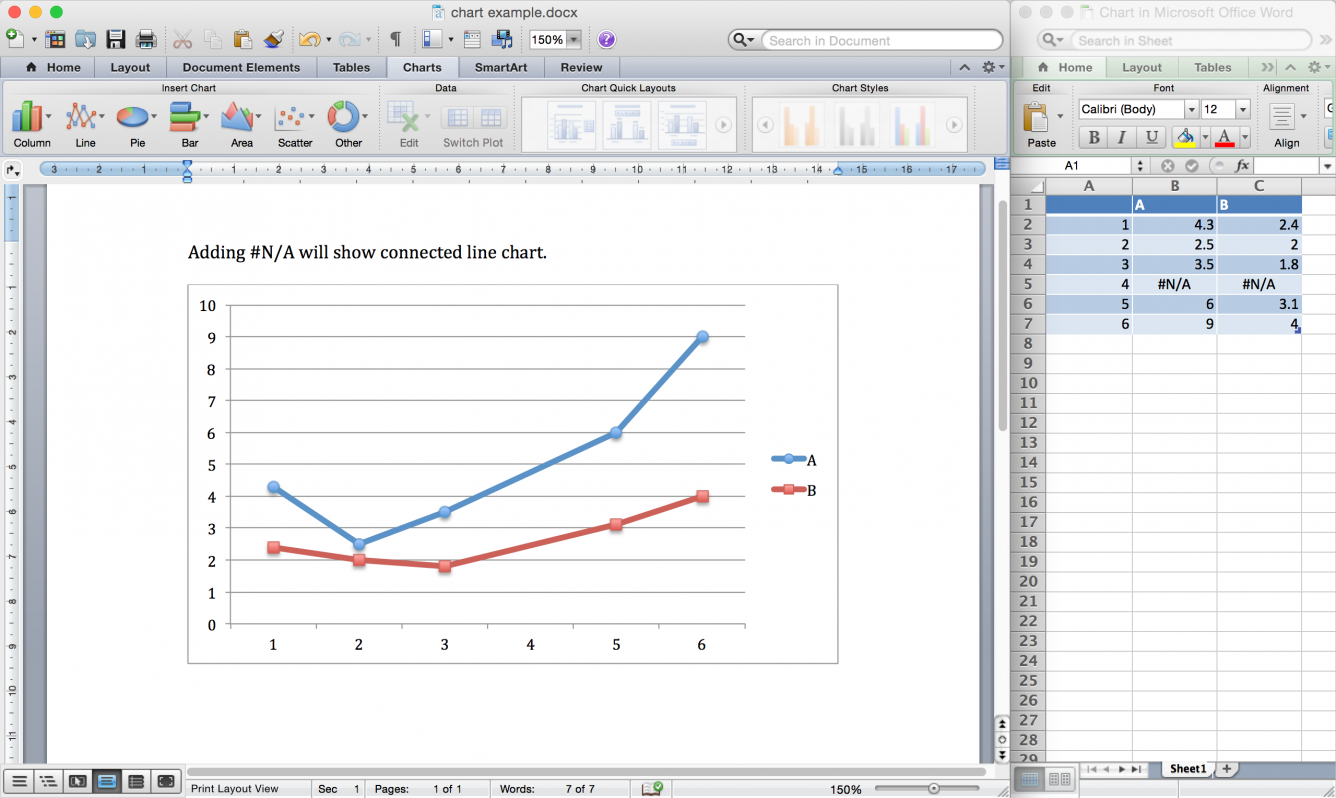 Creating line chart with interpolation data in Microsoft Word – Robert ...