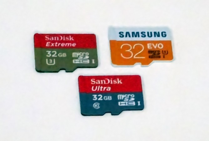 Speed comparison: Sandisk Ultra vs. Sandisk Extreme microSD cards ...